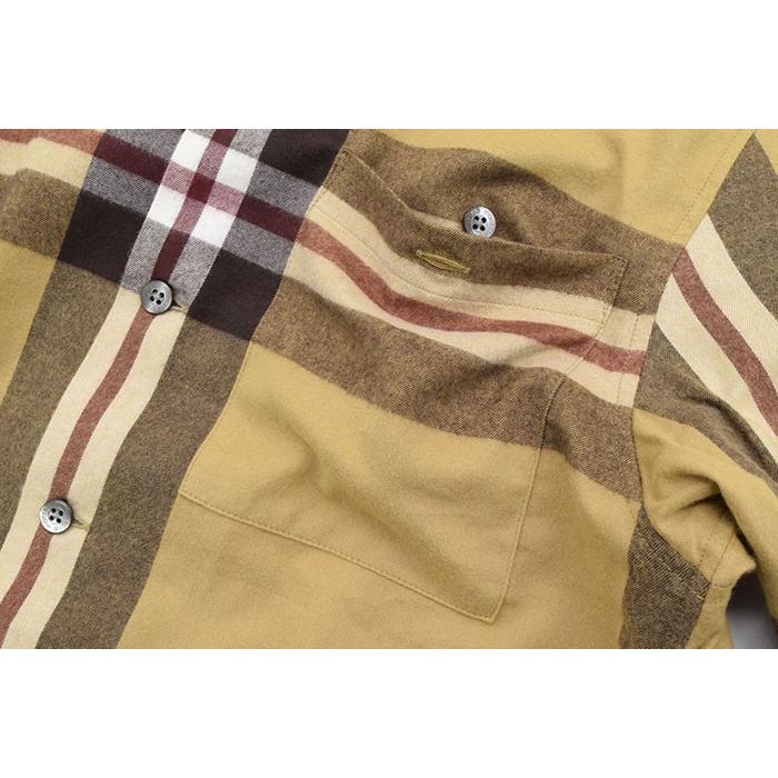 montage（モンタージュ） シャツ 長袖 メンズ ネル B チェック(Nel B