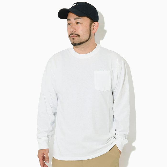 NIKE（ナイキ） ロンT Tシャツ 長袖 メンズ PREM ESSNTL PKT ホワイト