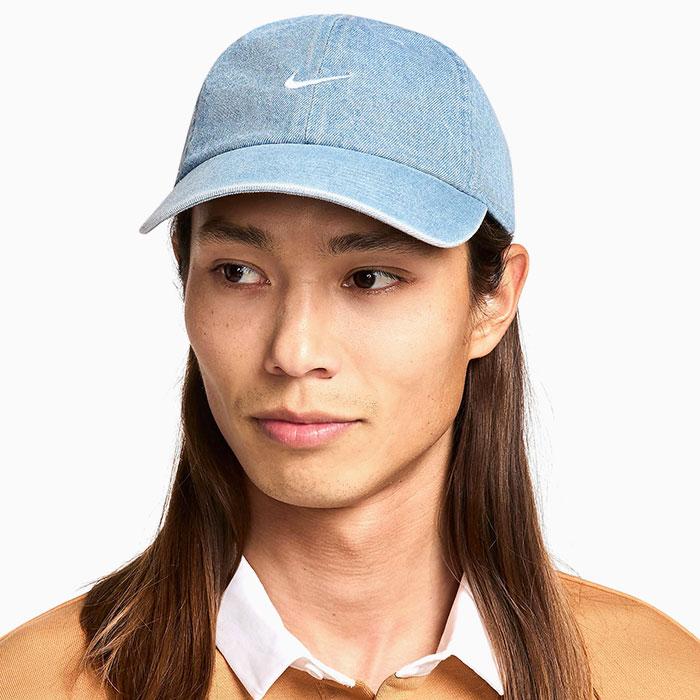 NIKE ナイキ キャップ レディース & メンズ CB デニム 24 L クラブ ライトインディゴ(CB Denim Club Cap Lt.Indigo ストラップバック 帽子 ...