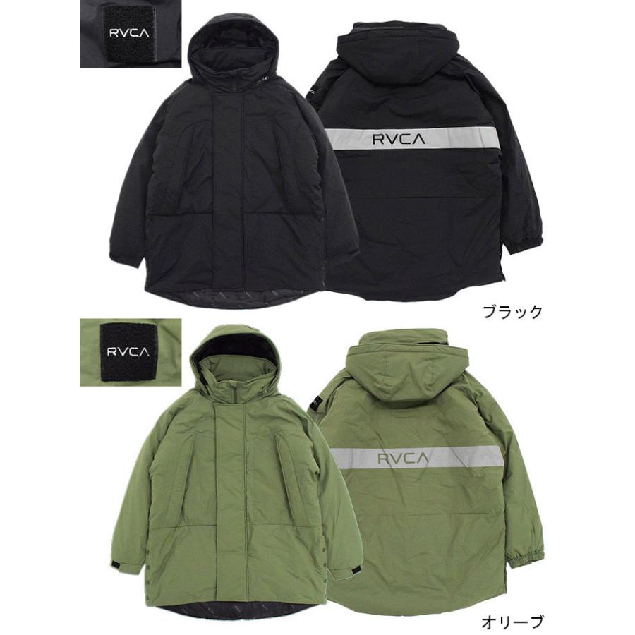 ルーカ ジャケット RVCA メンズ リフレクター プリント パファー モッズ コート ( Reflector Print Mods Coat ビッグシルエット BA042-763 ...