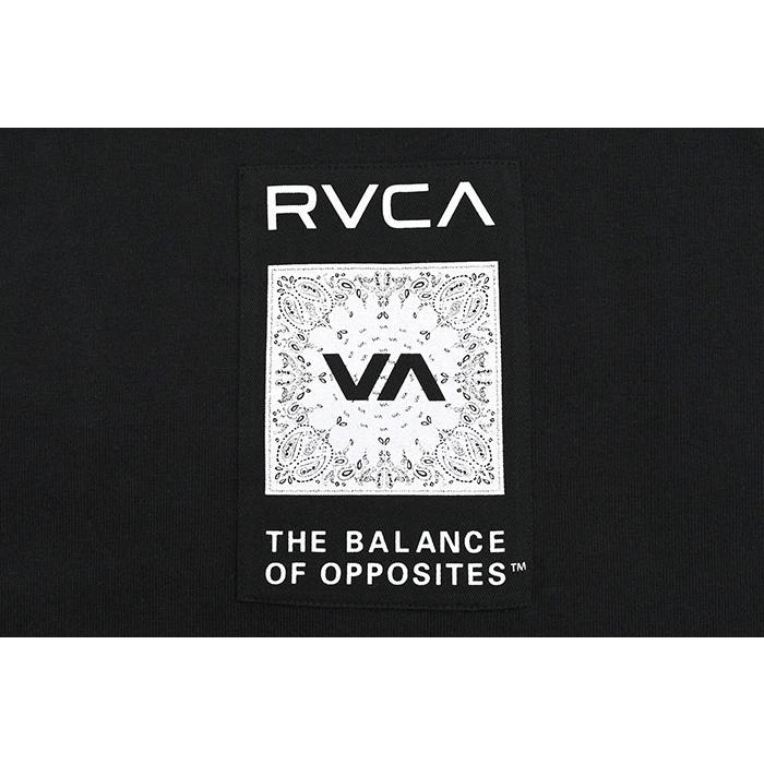 RVCA ルーカ ロンT Tシャツ 長袖 メンズ バンダナ パッチ ( Bandana Patch L/S Tee ビッグシルエット オーバー ...
