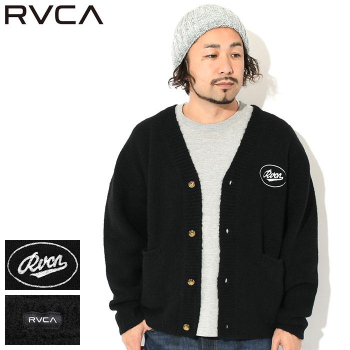 ルーカ カーディガン RVCA メンズ ワーク スクリプト (Work Script Cardigan ビッグシルエット オーバーサイズ Vネック トップス BC042-092) :RVC ...
