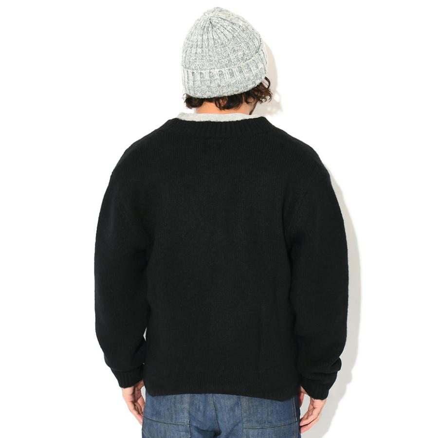 ルーカ カーディガン RVCA メンズ ワーク スクリプト (Work Script Cardigan ビッグシルエット オーバーサイズ Vネック トップス BC042-092) :RVC ...