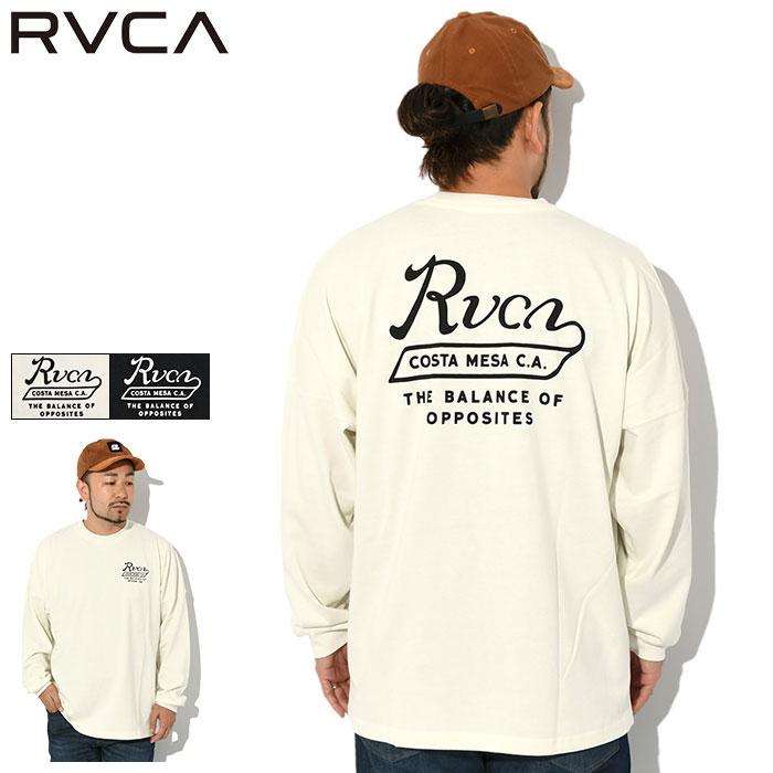 RVCA ルーカ ロンT Tシャツ 長袖 メンズ バリー スクリプト ( Valley Script L/S Tee ビッグシルエット オーバーサイズ カットソー BD042-067 ...