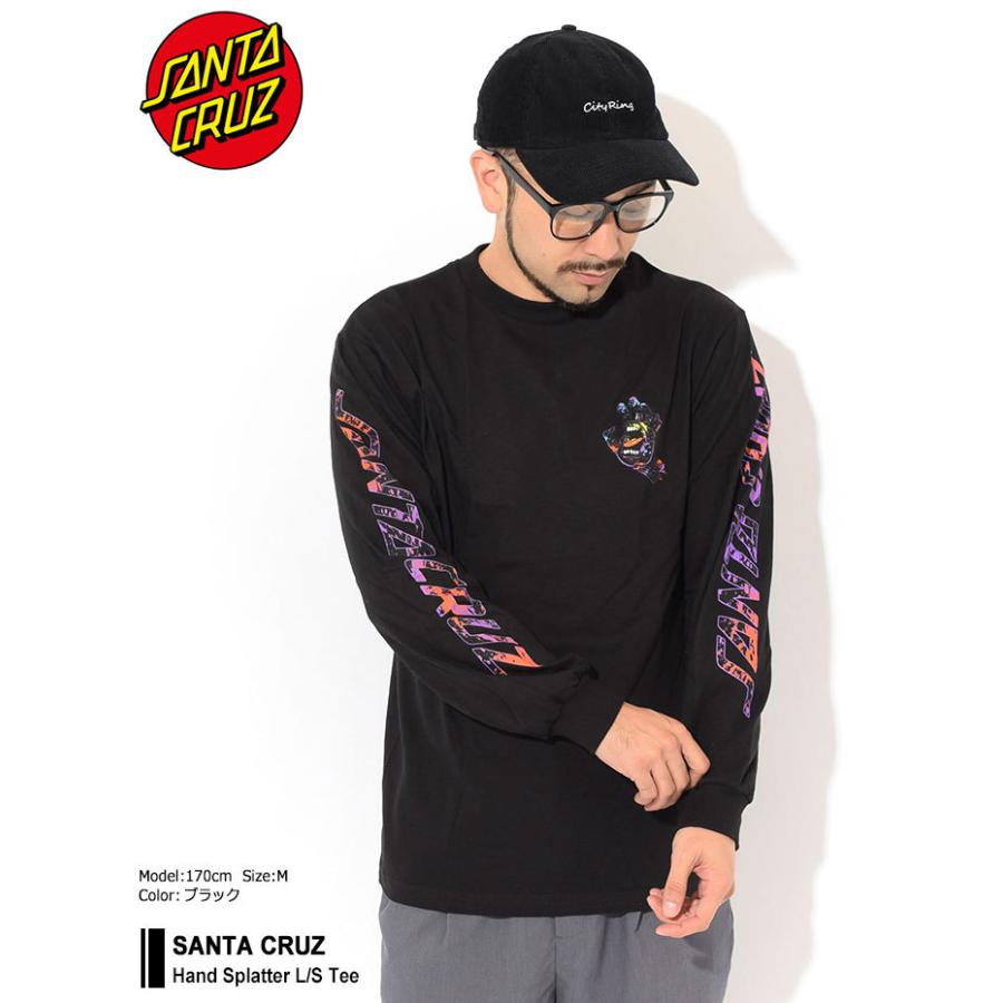 SANTA CRUZ（サンタクルーズ） Tシャツ 長袖 メンズ ハンド スプラッター ( Hand Splatter L/S Tee T ...
