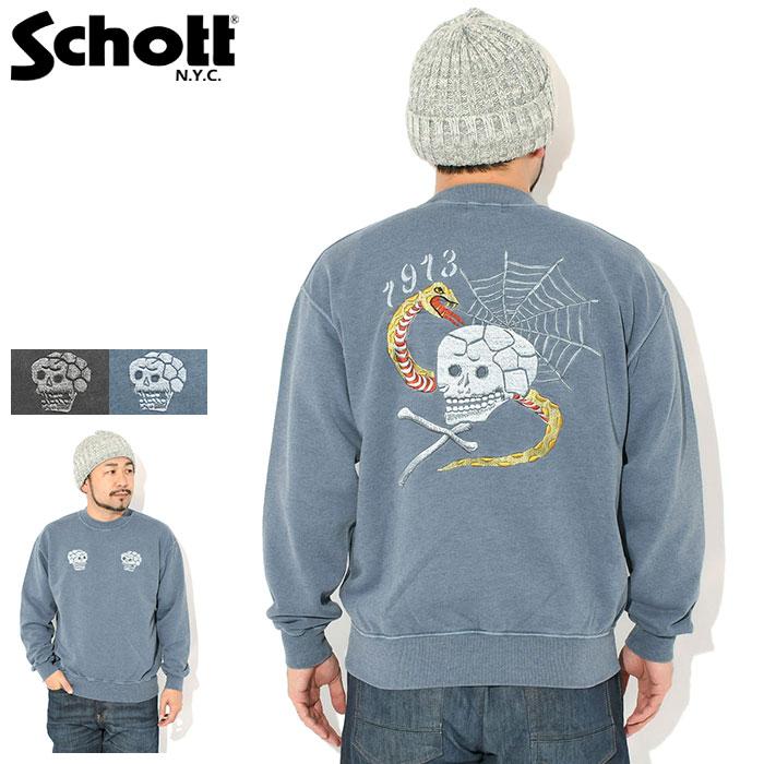 Schott N.Y.C（ショット） トレーナー Schott メンズ ピグメント