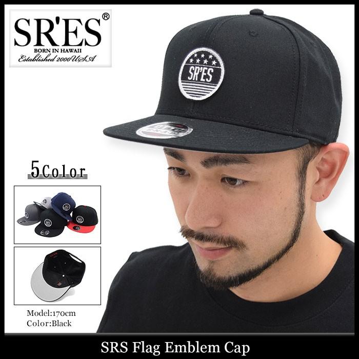 PROJECT SR'ES エスアールエス SRES キャップ メンズ フラッグ エンブレム(SRS Flag Emblem Cap スナップ ...