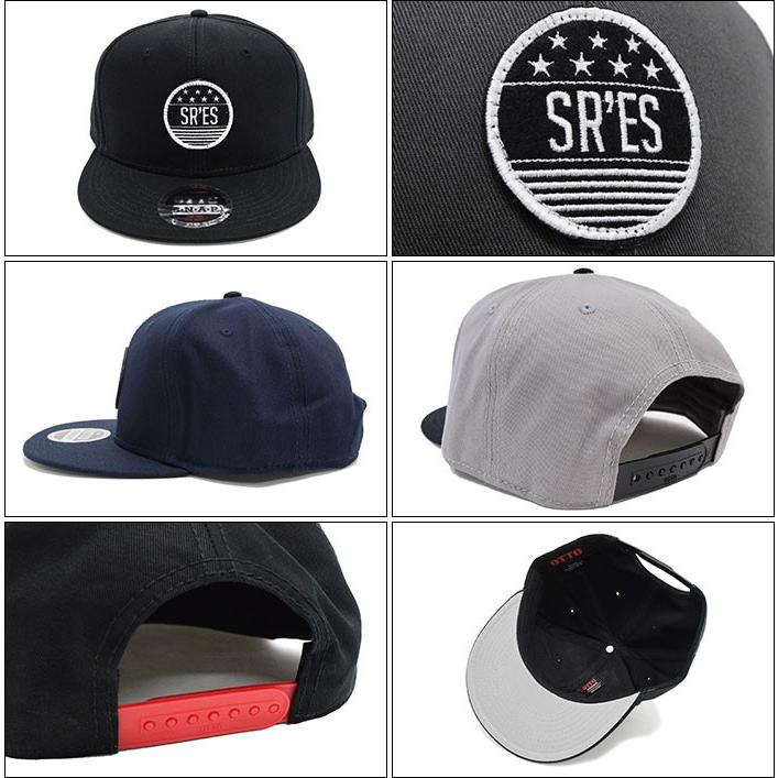 PROJECT SR'ES エスアールエス SRES キャップ メンズ フラッグ エンブレム(SRS Flag Emblem Cap スナップ ...