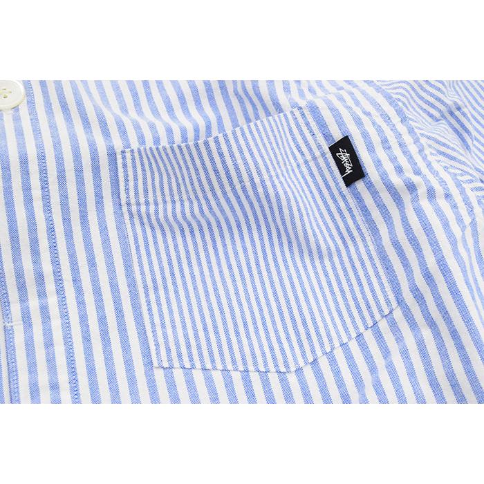 STUSSY ステューシー シャツ 長袖 メンズ Big Button Oxford ( stussy shirt オックスフォードシャツ ...