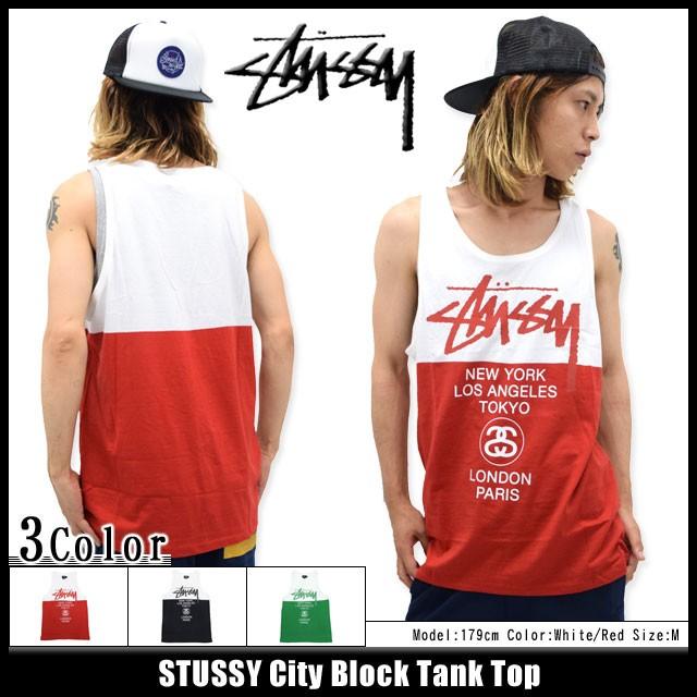STUSSY ステューシー City Block タンクトップ(stussy tank top STUSSY ステューシー City Block タンクトップ(stussy tank top