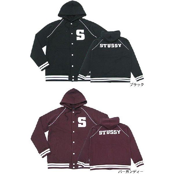 STUSSY（ステューシー） STUSSY Hooded S Varsity ジャケット(stussy JKT JACKET JAKET ...