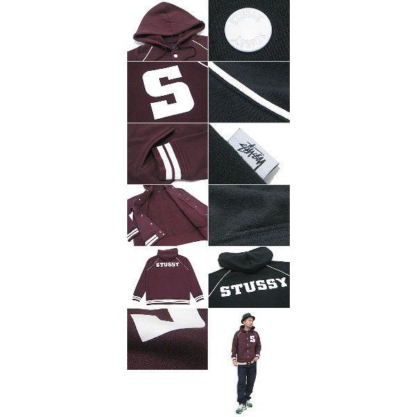 STUSSY（ステューシー） STUSSY Hooded S Varsity ジャケット(stussy JKT JACKET JAKET ...