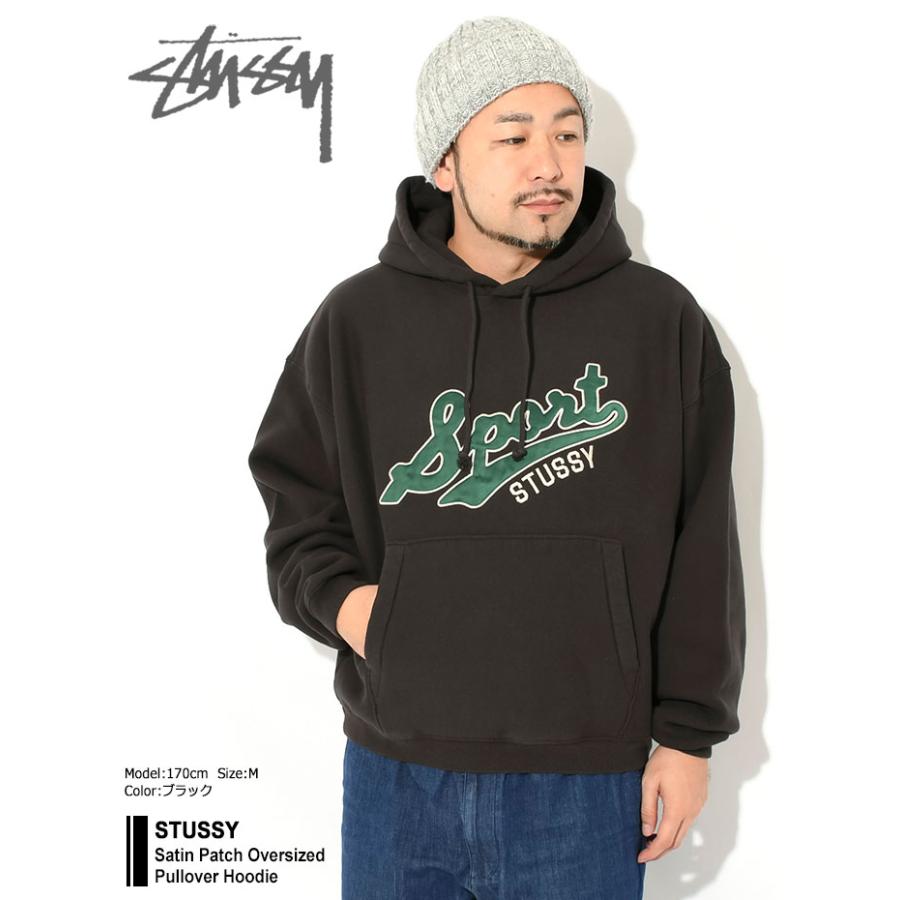 STUSSY ステューシー パーカー プルオーバー メンズ Satin Patch STUSSY ステューシー パーカー プルオーバー メンズ Satin Patch