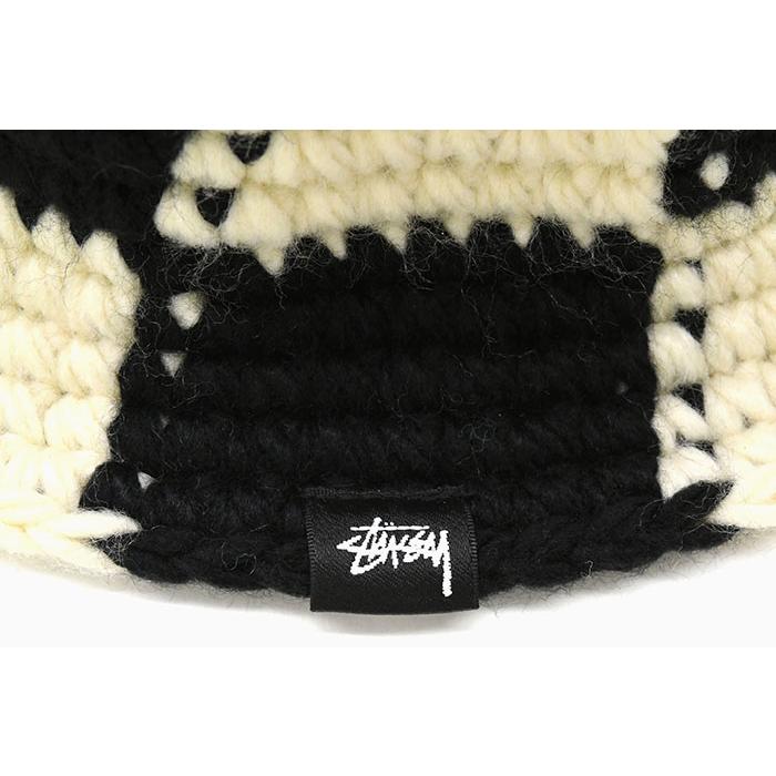 STUSSY ステューシー バケット ハット Checker Knit Bucket Hat STUSSY ステューシー バケット ハット Checker Knit Bucket Hat