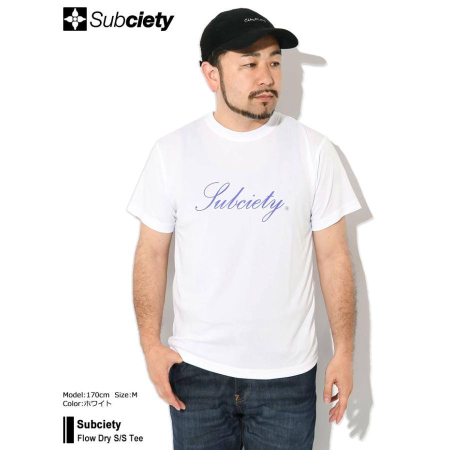 Subciety（サブサエティ） Tシャツ 半袖 メンズ フロー ドライ ( Flow Dry S/S Tee 吸水速乾 UVカット ...