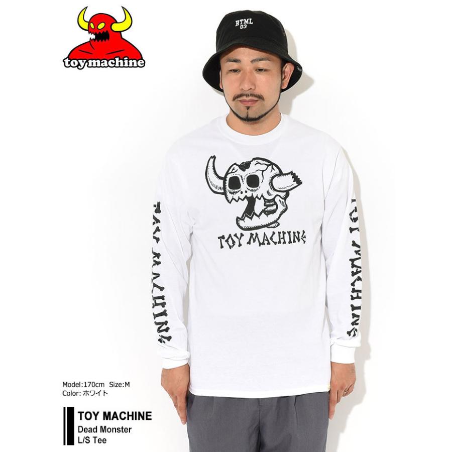TOY MACHINE トイマシーン Tシャツ 長袖 メンズ デッド モンスター ( Dead Monster L/S Tee ロンt ...