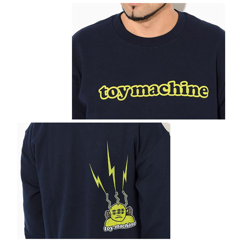 TOY MACHINE（トイマシーン） トレーナー メンズ トランスミッションエイター プリント クルー スウェット ...