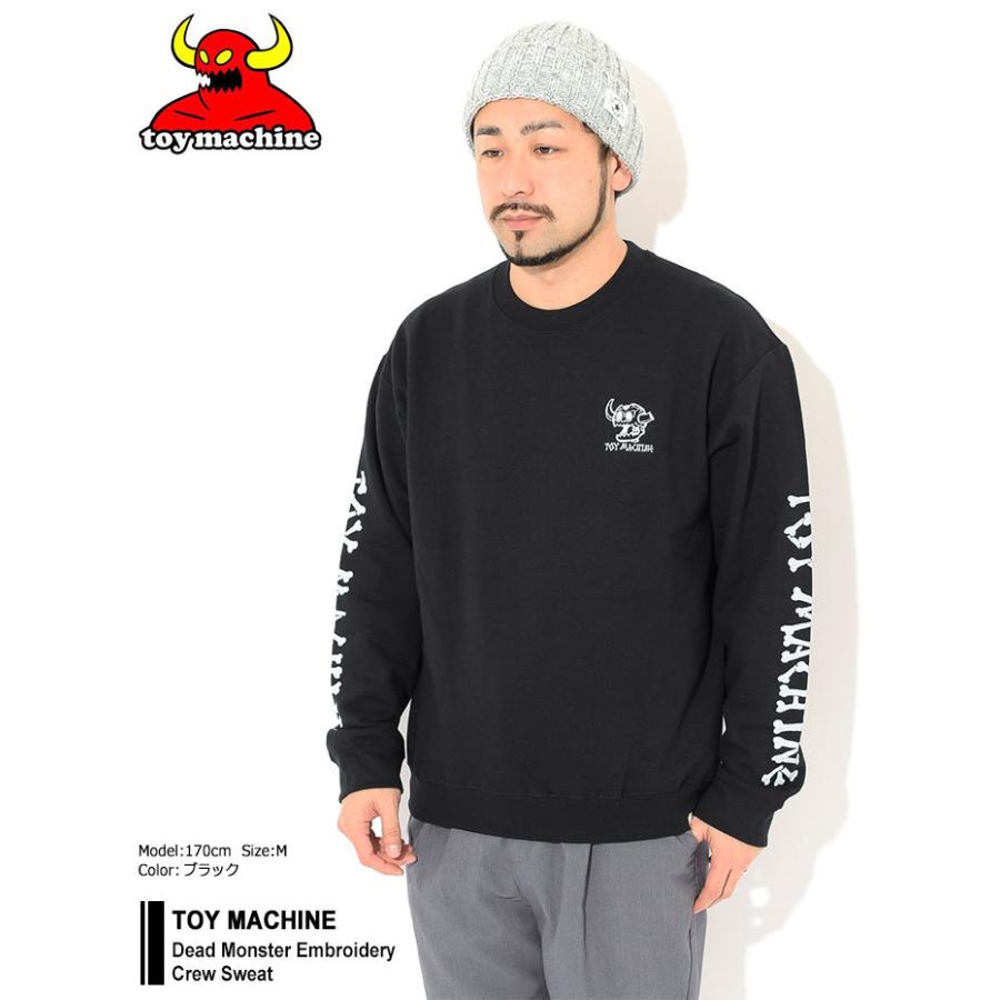 TOY MACHINE トイマシーン トレーナー メンズ デッド モンスター エンブロイダリー クルー スウェット ( Dead ...