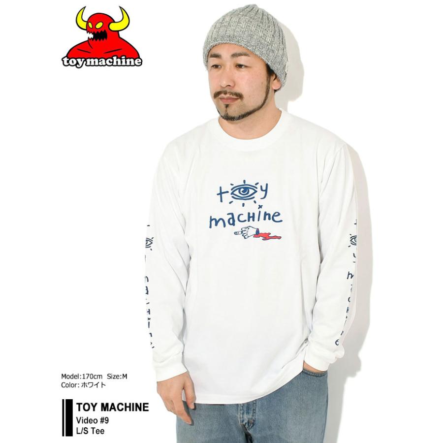 TOY MACHINE（トイマシーン） ロンT Tシャツ 長袖 メンズ ビデオ #9 ( Video #9 L/S Tee T-SHIRTS ...