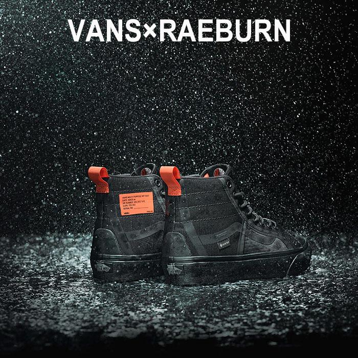 VANS バンズ スニーカー メンズ 男性用 レイバーン スケートハ GTX VR3 Black コラボ (VN0A4BVKBLK VANS× ...