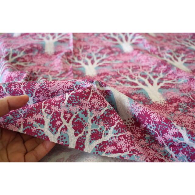 ティルダ 生地 布 Juniper ジュニパー プラム 110cm巾 10cm単位 花柄 ファブリック コットン Tilda 手作り ...