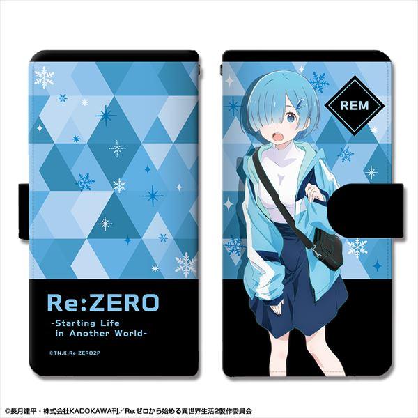 Re:ゼロから始める異世界生活 ブックスタイルスマホケース Lサイズ Ver.2 デザイン02(レム) : アイキャラット - 通販 ...