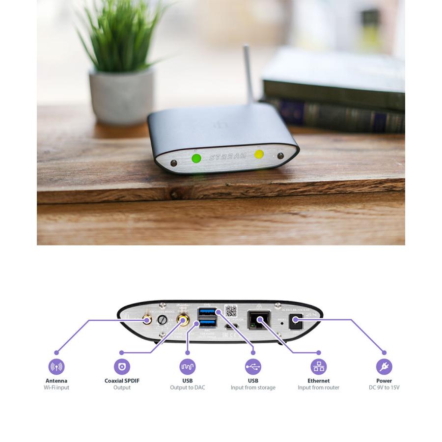 ネットワークプレーヤー ハイレゾ対応 Wi-Fi LANストリーマー ネットワークプレーヤー ハイレゾ対応 Wi-Fi LANストリーマー