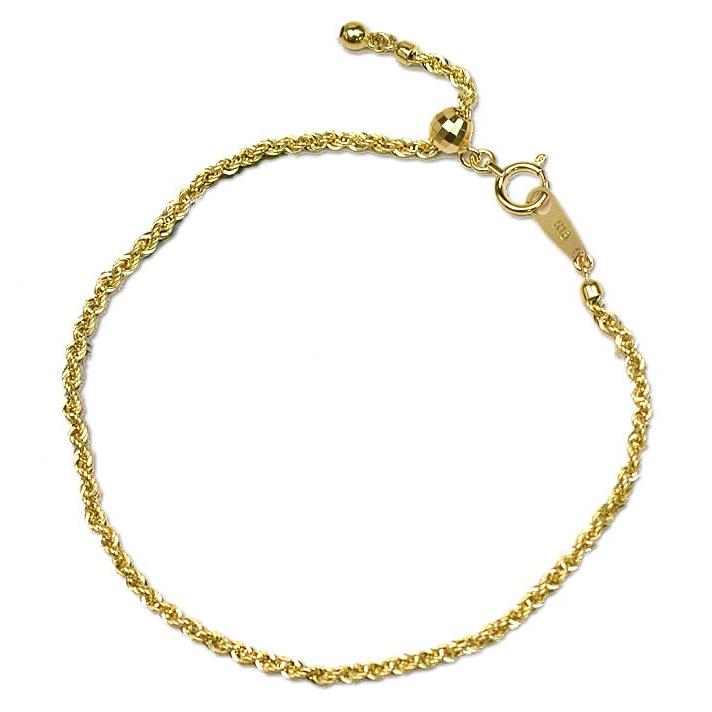 18金 ブレスレット K18 ゴールド 18k パイプロープチェーン 18金 ブレスレット K18 ゴールド 18k パイプロープチェーン