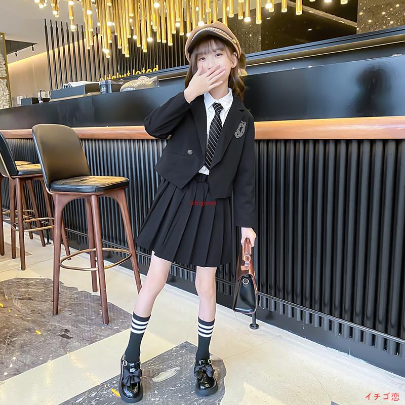 スーツ フォーマルスーツ 女の子 高校生 中学生 JK制服 レデイース 4点