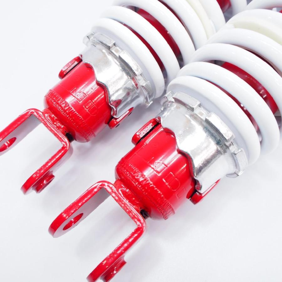 紅白!CB250TホークCB400TレッドxホワイトMDIリアサス左右 330mmリアサスペンション リヤショックCB250NリアショックHawk CB400N : 壱濱部品ショッピング店 ...