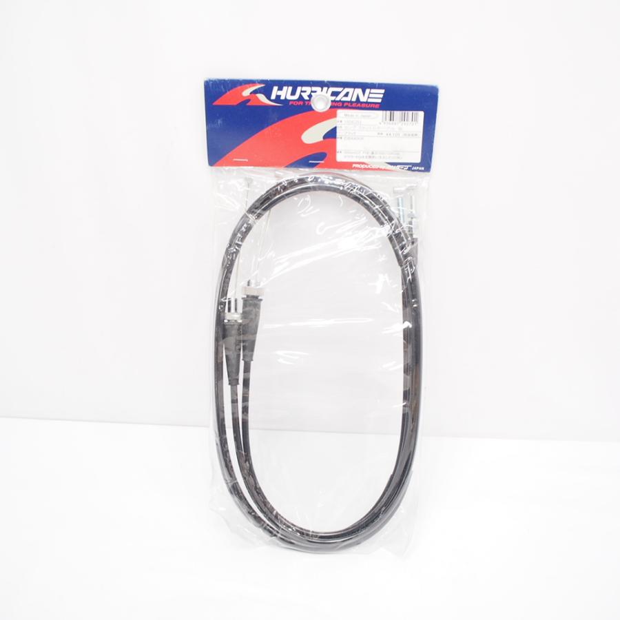 未使用品! ハリケーン HB6201 ロング スロットルケーブル W ワイヤー CBX400F 30mmロング ブラック : 壱濱部品 ...