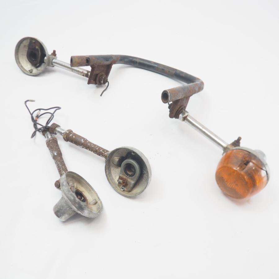 ドリーム CB250T G5 純正 ウインカー シートレール レストア素材に dream CB360 CB360T CB360G winker ...