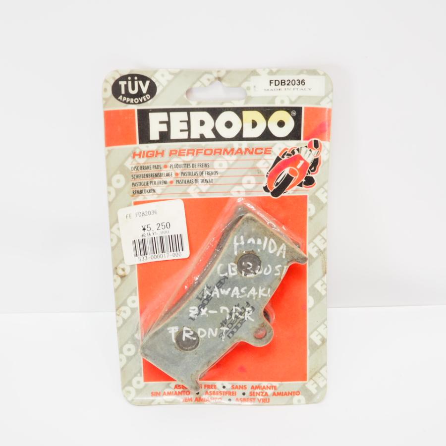 未使用品 FERODO フェロード FDB2036 ブレーキパッド CB1300 ZX-7RR ZRX1100 : 壱濱部品ショッピング店 - 通販 - Yahoo!ショッピング