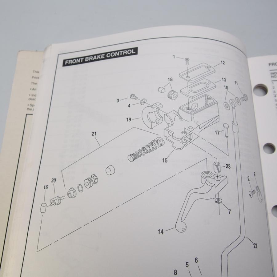 即決.送料無料.ビューエル.1995.サンダーボルト.S2パーツカタログBUELL .THUNDERBOLT P.N.99570-95YA ...