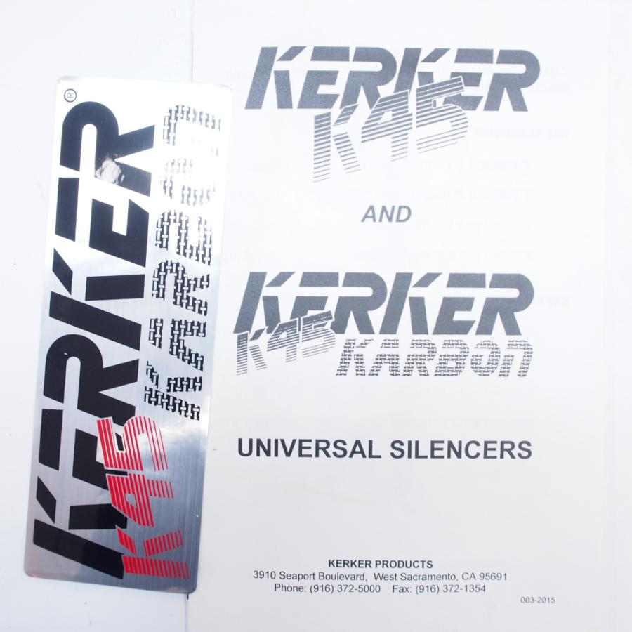 KERKER K45カーボン サイレンサー GPZ900RニンジャZZR1100D XJR1200 GSF1200 GSX-R1100 CBR1100XX ZRX1100 GS1200SS ...