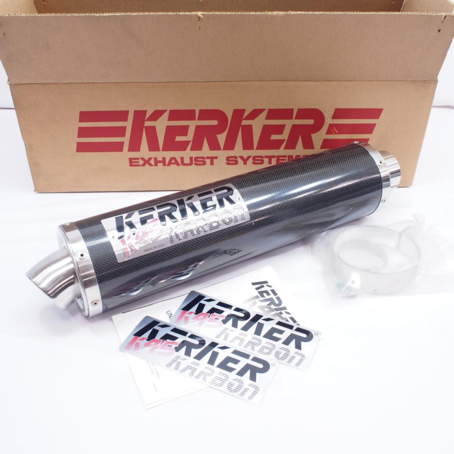 KERKER K45カーボン サイレンサーFZ-1フェザーXJR1200 XJR1300 FJ1100 XJ750 FZR1000 FZS1000 FZR400 SRX400 SR400 ...
