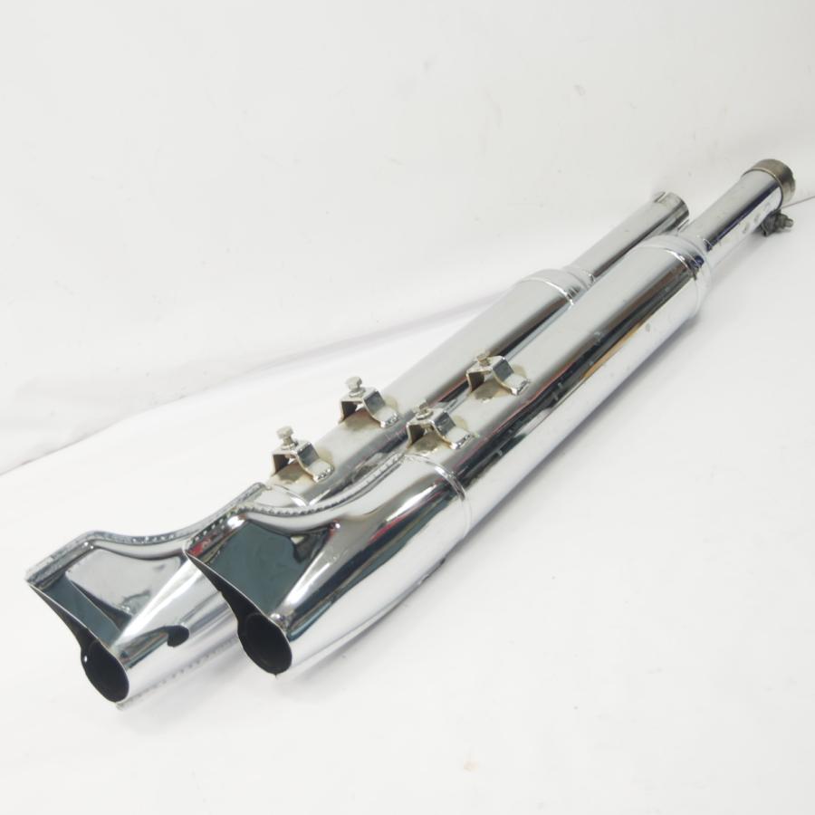 ハーレー ツーリング 95-16年 フィッシュテール スリップオンマフラー FLHTCU FLHTC FLHR FLHRC FLTR FLHT ...