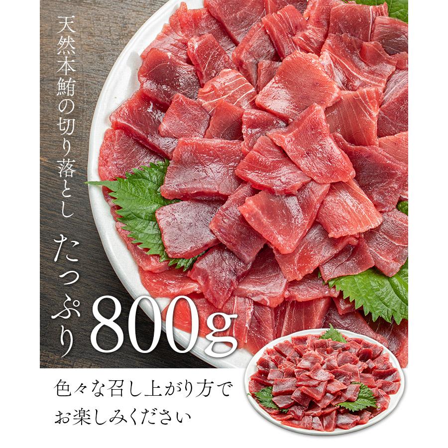 11/15以降お届け \クーポン使用で50％OFF／ 天然本マグロ切り落とし800g(80g×10パック) お刺身用 自然解凍 小分け 送料無料 [[天然本マグロ切り落とし80g-10p ...