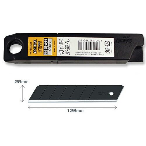 OLFA (ネコポス送料無料) OLFA(オルファ):特専黒刃(特大H) 20枚入 HBB20K : RideOne - 通販 - Yahoo!ショッピング