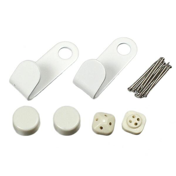 光: 石膏ボード用幅広フック ホワイト2個入 KSBH-100 DIY 金具 部品 建具 内装 : icn-hil00869566 ...