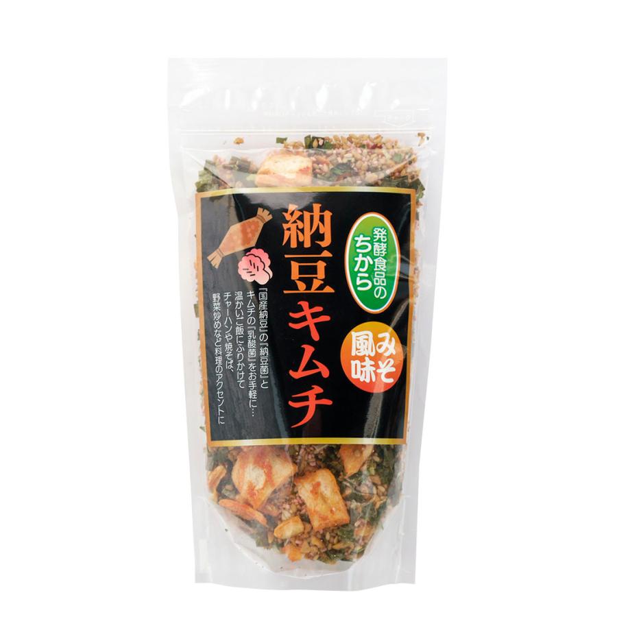 納豆ふりかけ みそ風味 選べる3袋 キムチ にんにく 生姜 各65g (合計195g) 国産納豆 国産生姜 味噌風味 ごま メール便 送料無料 : 一の縁 - 通販 - Yahoo!ショッピング