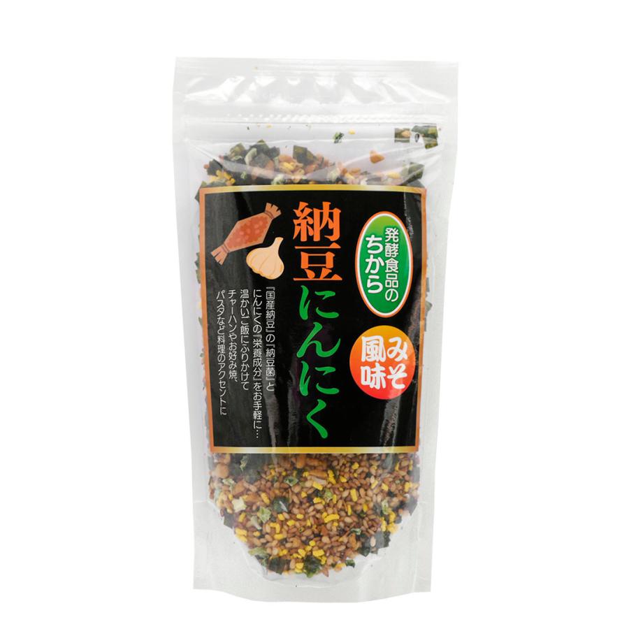 納豆ふりかけ みそ風味 選べる3袋 キムチ にんにく 生姜 各65g (合計195g) 国産納豆 国産生姜 味噌風味 ごま メール便 送料無料 : 一の縁 - 通販 - Yahoo!ショッピング