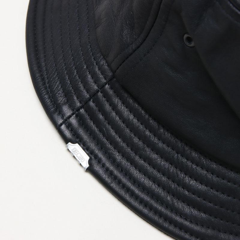 DECHO 【30% OFF】DECHO (デコー) LEATHER BUCKET HAT / レザーバケットハット : ICORA ヤフーショッピング店 - 通販 - Yahoo!ショッピング