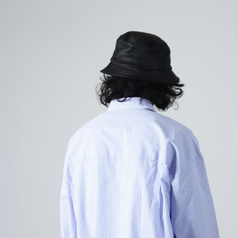 DECHO 【30% OFF】DECHO (デコー) LEATHER BUCKET HAT / レザーバケットハット : ICORA ヤフーショッピング店 - 通販 - Yahoo!ショッピング