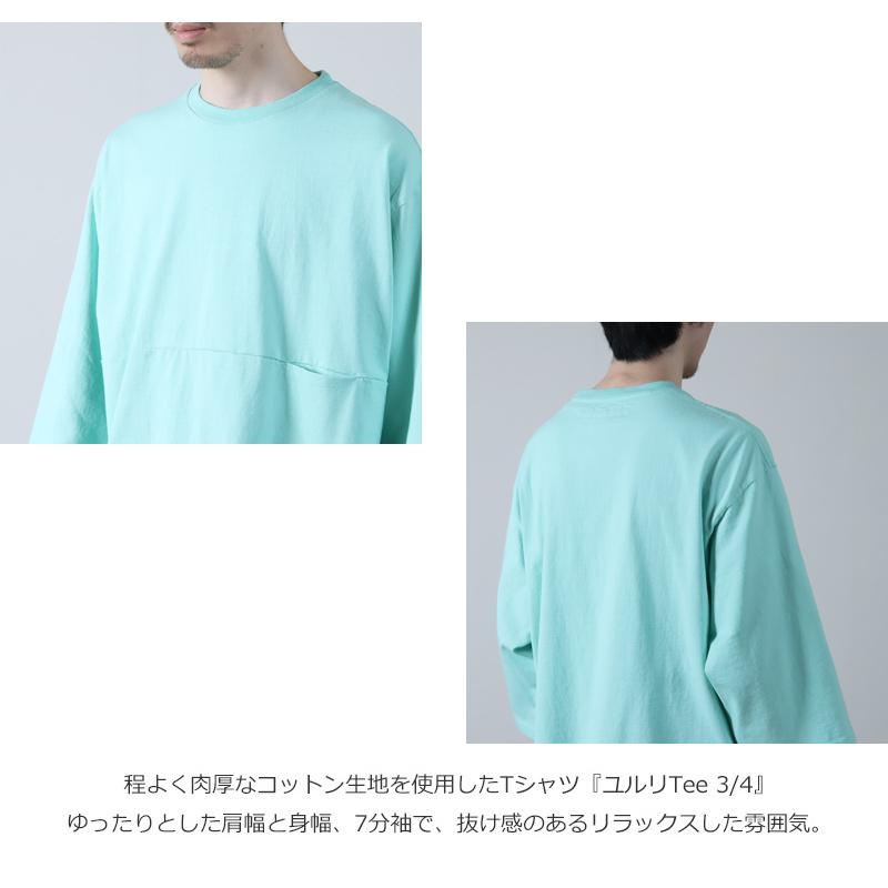 EEL (イール) YURURI TEE 3/4 / ユルリTEE : ICORA ヤフーショッピング店 - 通販 - Yahoo!ショッピング
