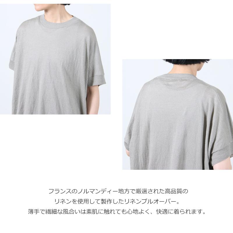 evam eva evameva (エヴァムエヴァ) linen pullover / リネンプルオーバー : ICORA ヤフーショッピング店 - 通販 - Yahoo!ショッピング