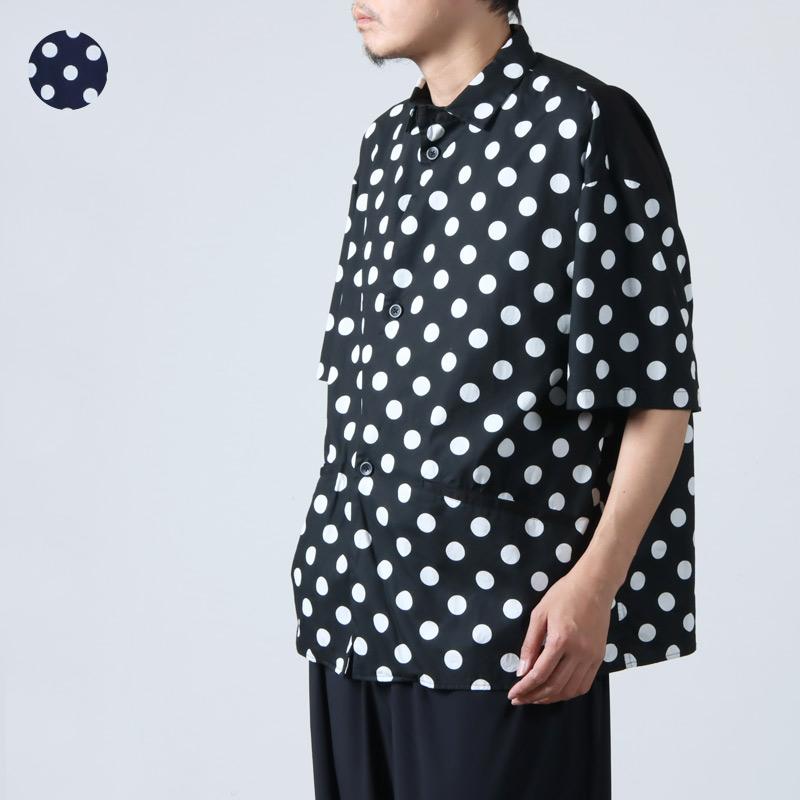 LOLO (ロロ) 片玉ポケットビックシャツ ドット size:M、L : ICORA ヤフーショッピング店 - 通販 - Yahoo!ショッピング