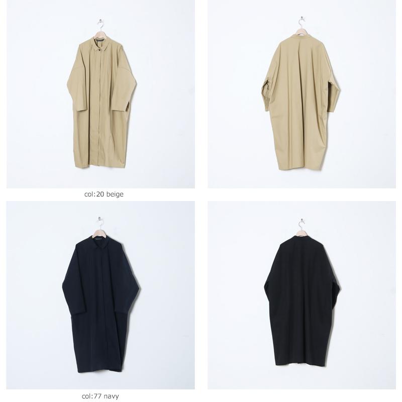 mizuiroind mizuiro ind (ミズイロインド) 比翼ワイドシャツ mizuiroind mizuiro ind (ミズイロインド) 比翼ワイドシャツ