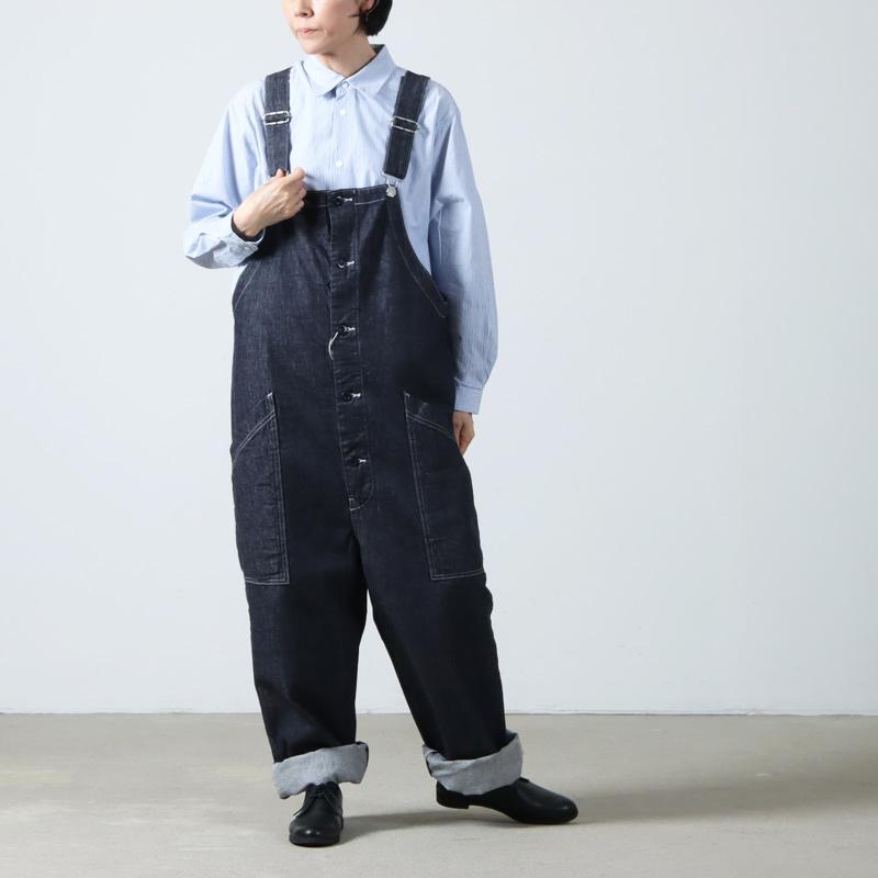 HARVESTY (ハーベスティ) 10z ノンフェイドデニム オーバーオール : ICORA ヤフーショッピング店 - 通販 - Yahoo!ショッピング