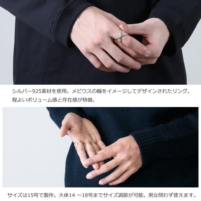 roundabout (ラウンダバウト) Silver Cross-Over Ring / シルバークロスオーバーリング : ICORA ヤフーショッピング店 - 通販 - Yahoo!ショッピング